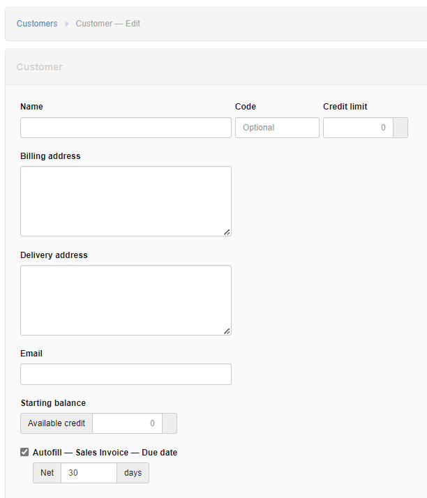 Customer Form Defaults - BC Bookkeeping Tutorials|dwmbeancounter.com