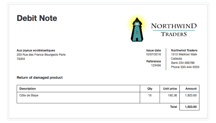 Debit Notes Tab - BC Bookkeeping Tutorials|dwmbeancounter.com
