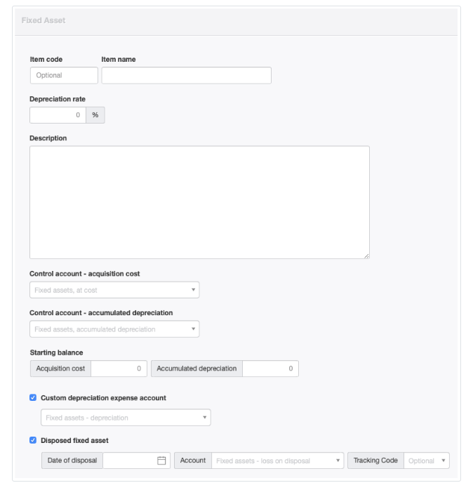 Fixed Assets Tab - BC Bookkeeping Tutorials|dwmbeancounter.com